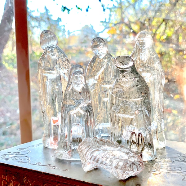 Glass Nativity - Etsy