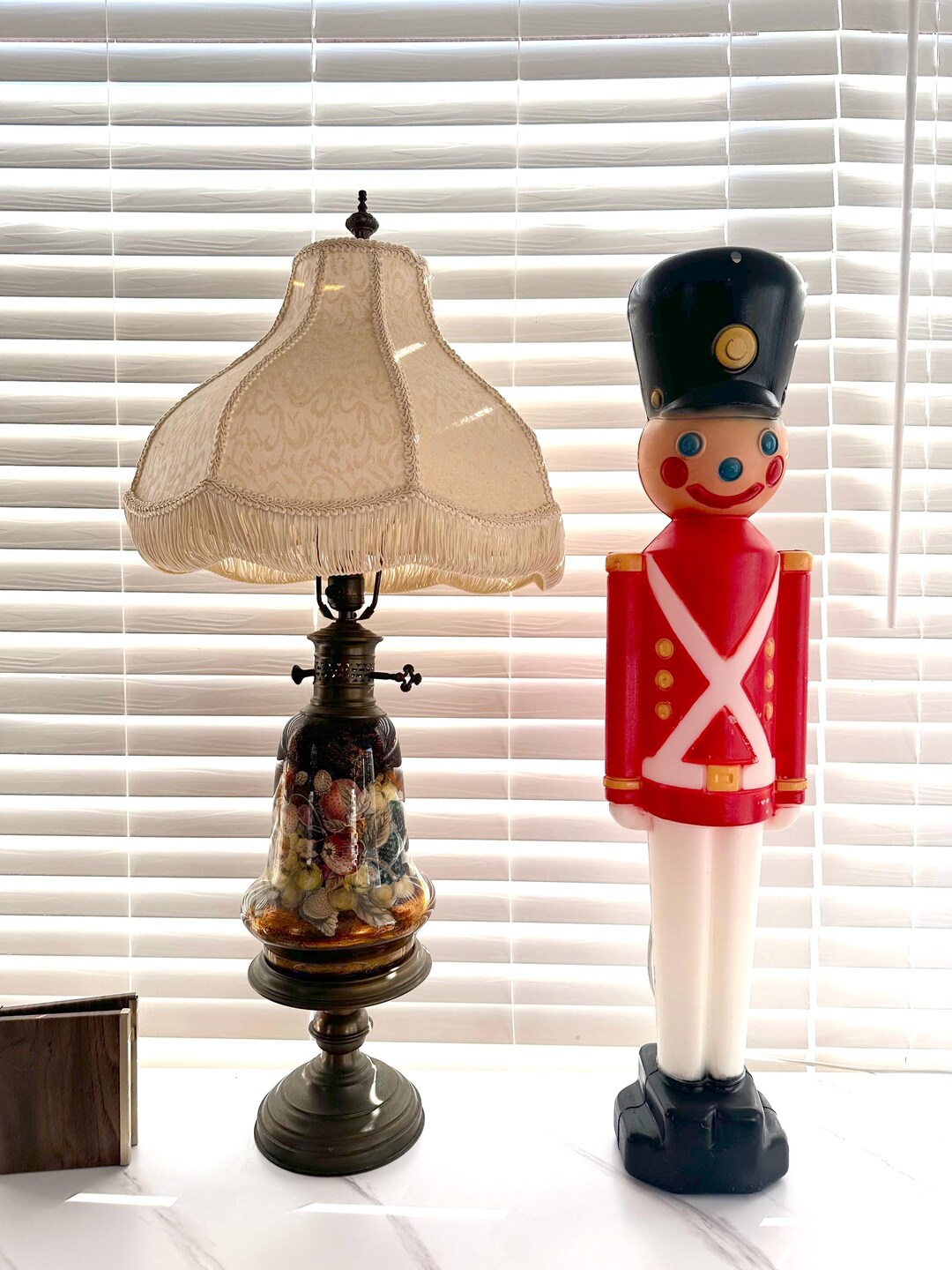 Vintage Blow Mold Soldier 30 Tall by General Foam Plastics / Light up ...
