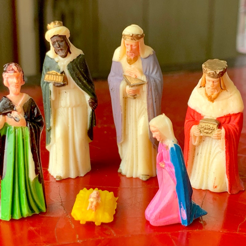 Plastic Nativity - Etsy