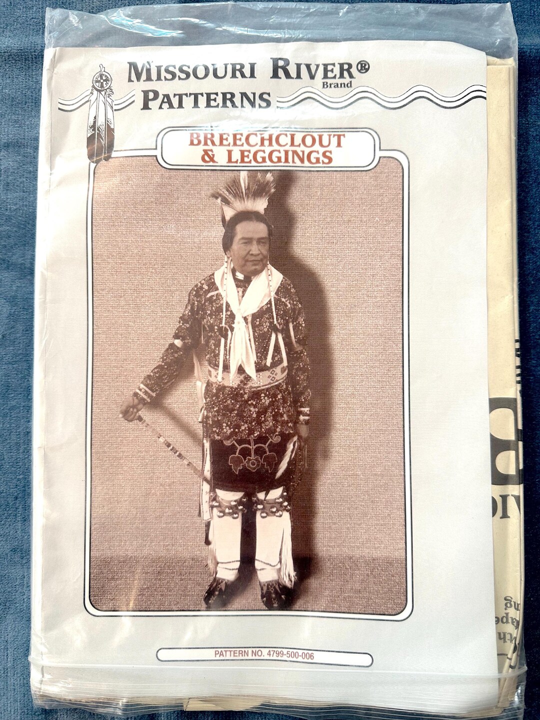 Vintage Missouri River Patterns Authentic Native American Breechclout ...