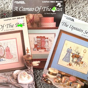 Four 1980s Vintage Paula Vaughn Needlepoint Patterns: "little Women ...