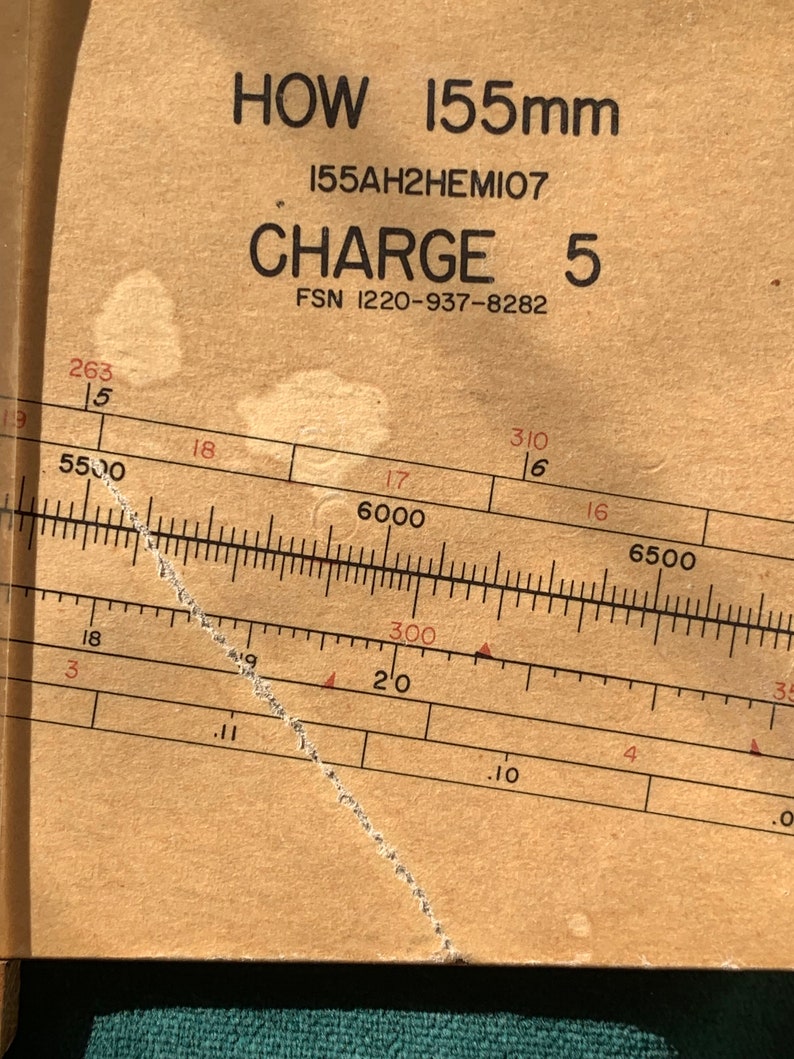 Vietnam Era Military Issue Slide Ruler / 1970s Graphical - Etsy