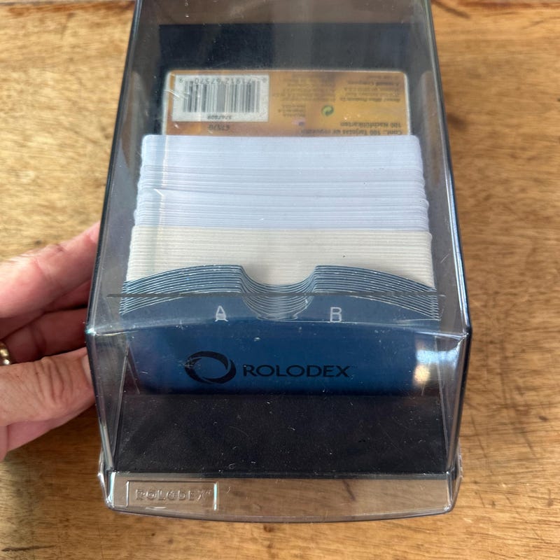 Large Rolodex - Etsy