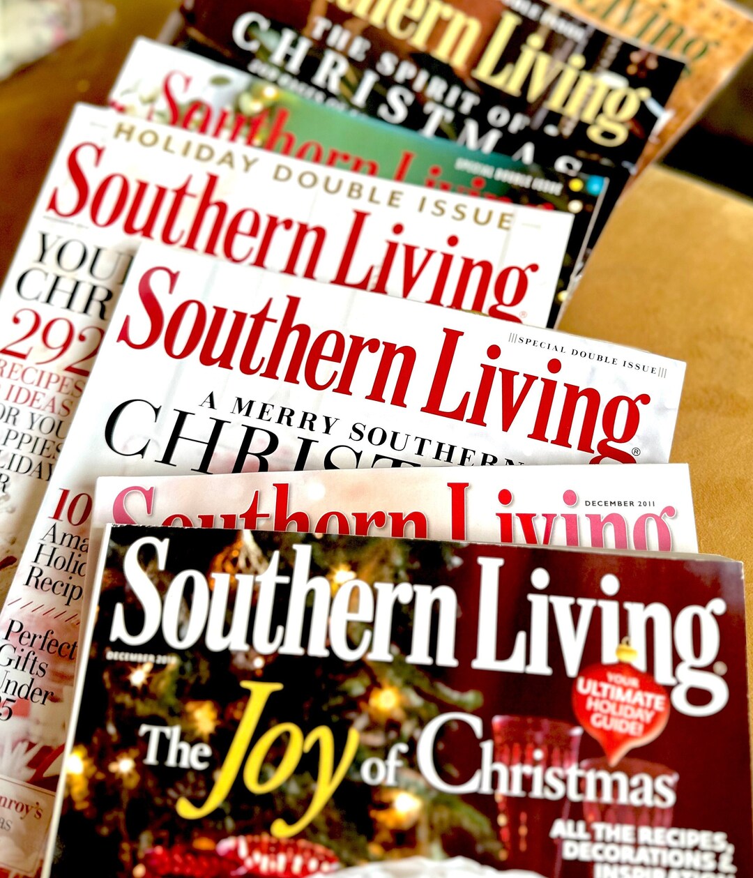 Eight Southern Living Christmas Double Issues: Nice, Fat Issues From - Etsy