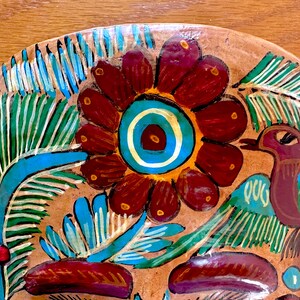 Vintage Painted Clay Mask / Colorful Terra Cotta Mask / Boho Wall Decor ...