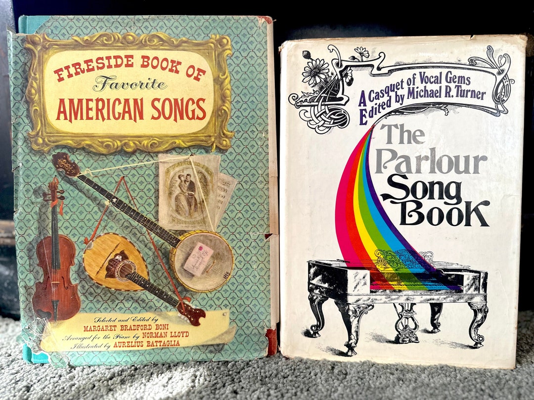 Two Vintage American Song Books: - Etsy