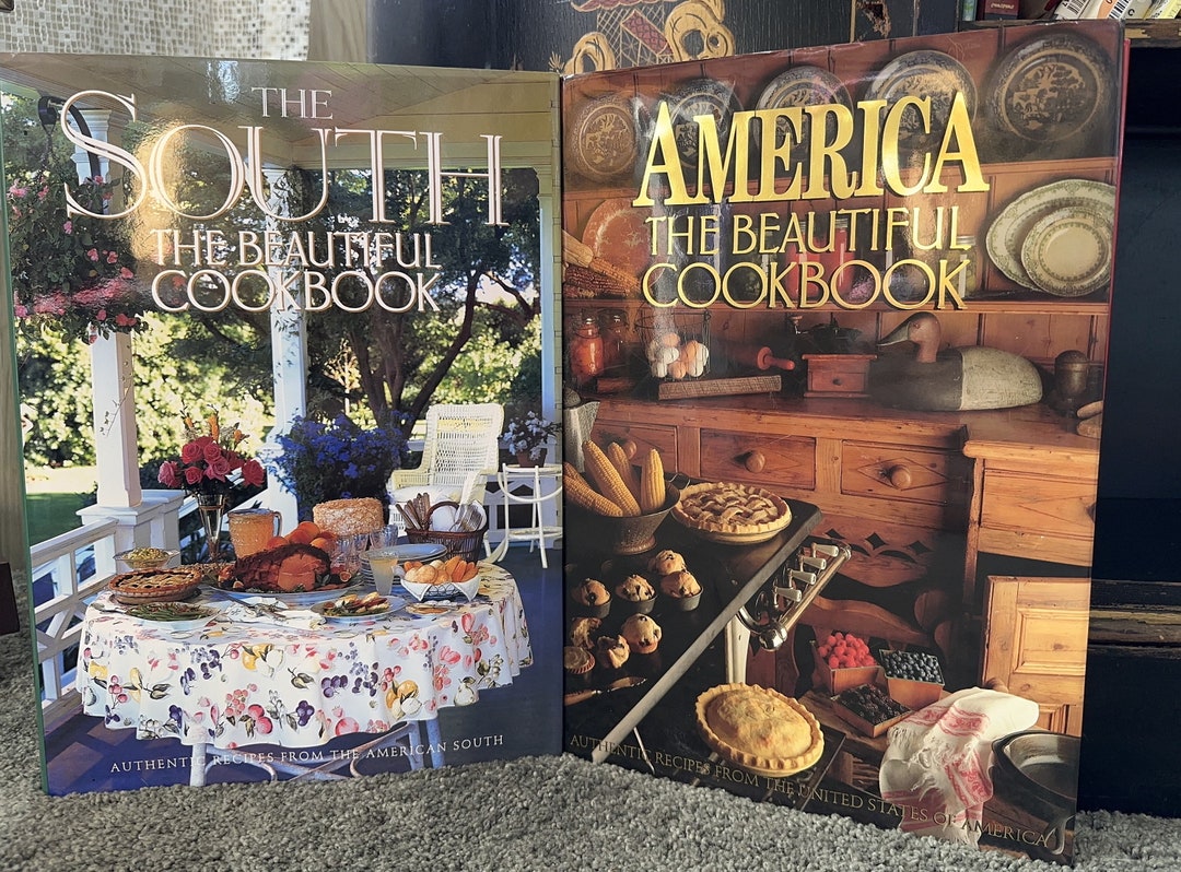 Two Oversized Vintage Coffee Table Cookbooks: America the Beautiful and ...
