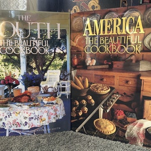 Two Oversized Vintage Coffee Table Cookbooks: America the Beautiful and ...
