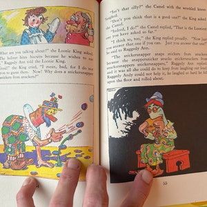 Vintage Hardcover Raggedy Ann and Andy and the Camel With the Wrinkled ...
