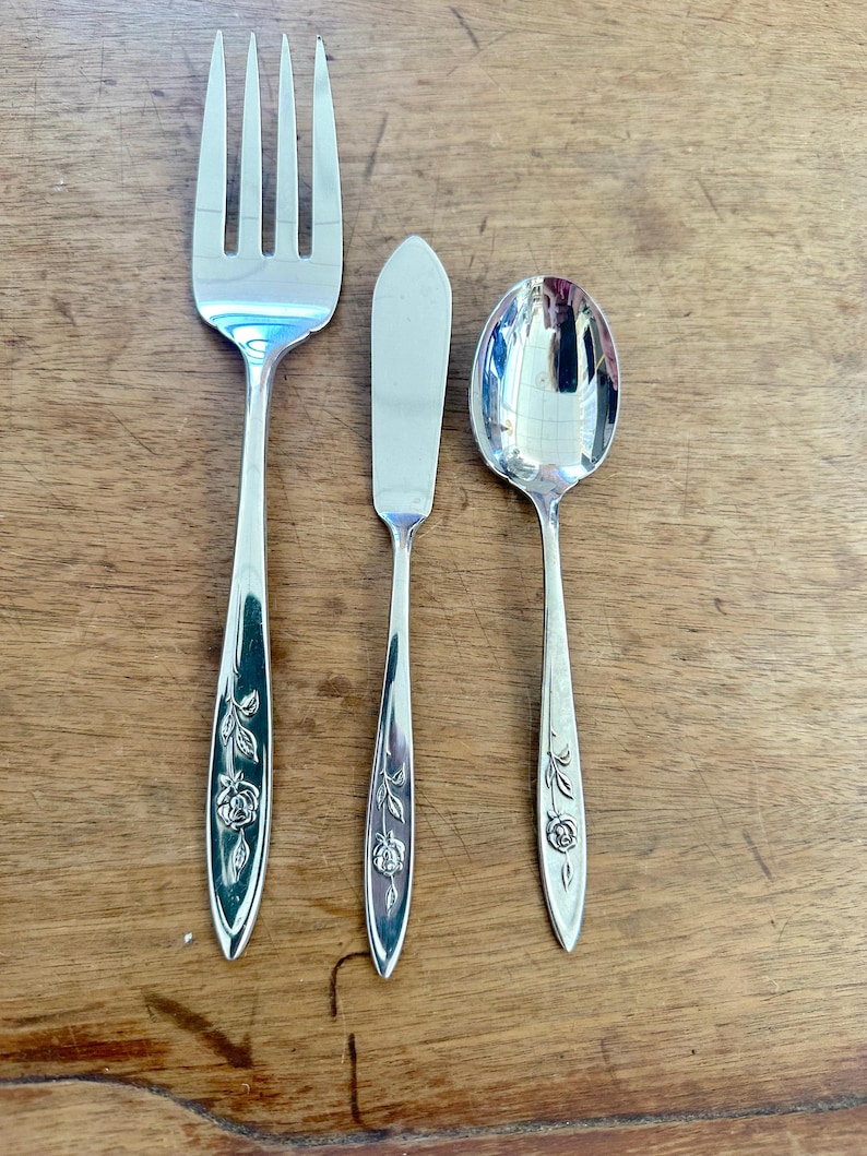 Vintage Oneida "my Rose" Pattern Replacements by the Piece / Dinner ...