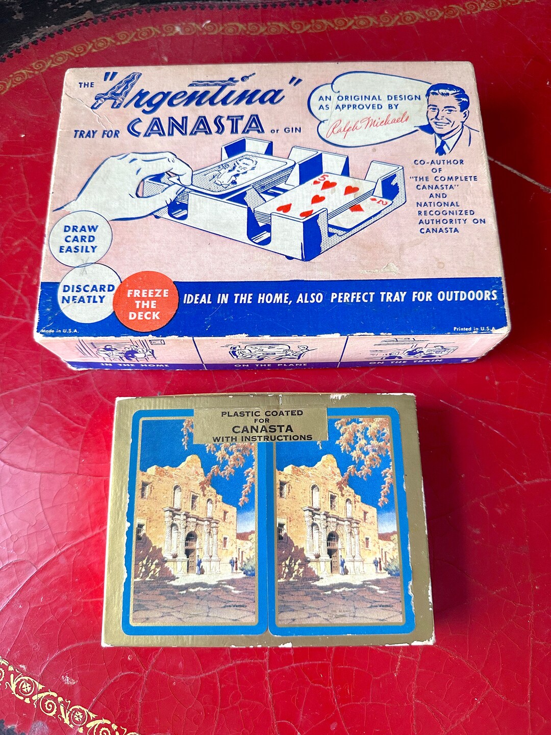 Vintage Gainsborough Playing Cards Double Deck Canasta Cards With Card ...