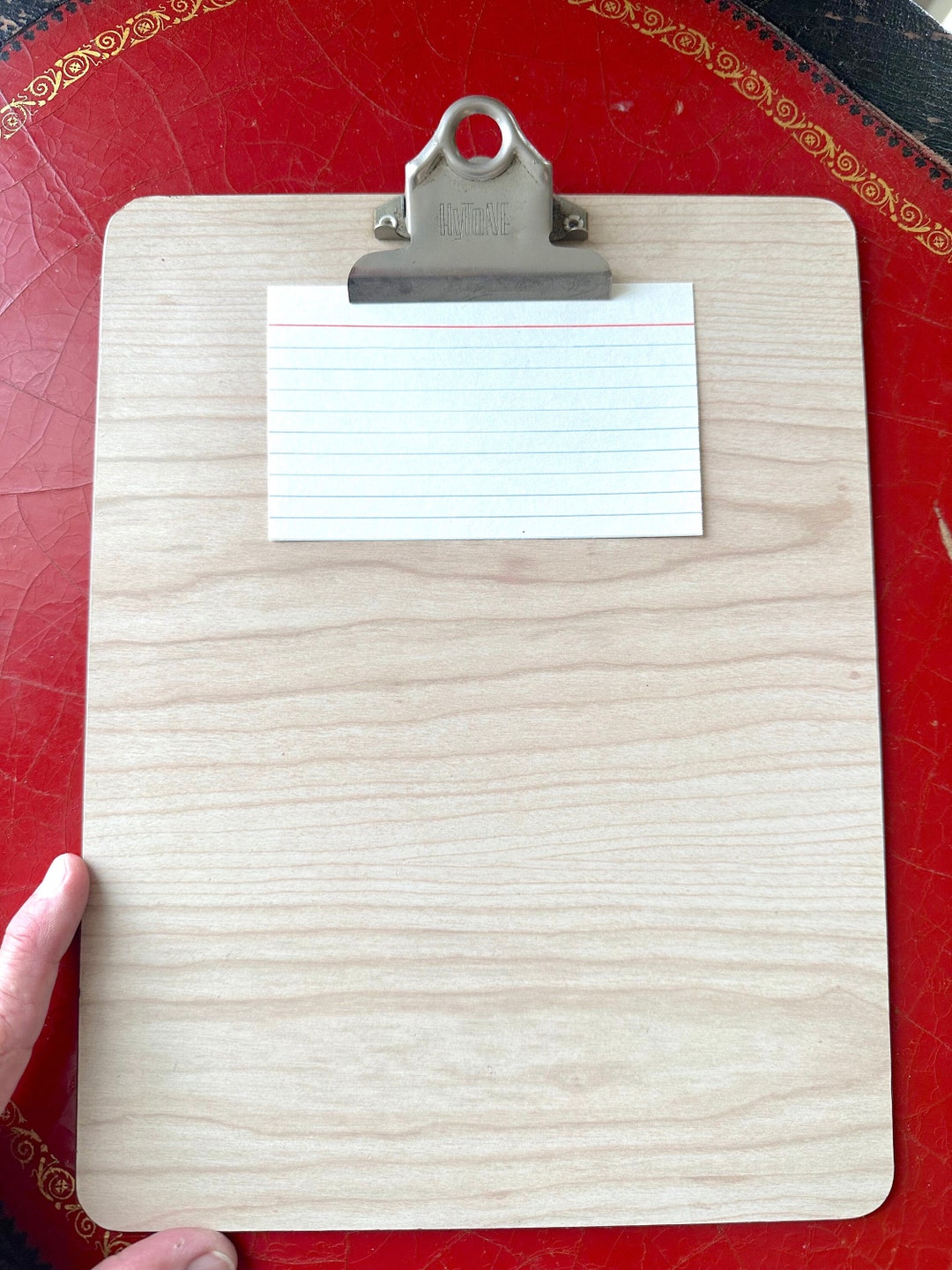 Vintage Hytone Faux Wood Laminate Clipboard - Etsy