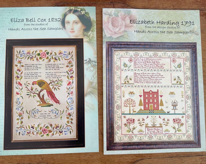 Antique Reproduction Sampler Pattern From Hands Across the Sea: Eliza ...