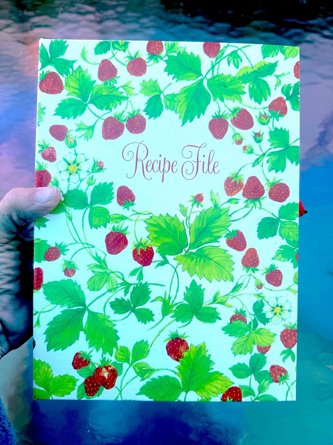 Vintage Recipe Binder by Hallmark / recipe File / Accordion Recipe ...