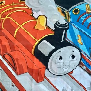 Vintage Thomas the Tank Engine Pillowcase / Retro Thomas Bedding ...