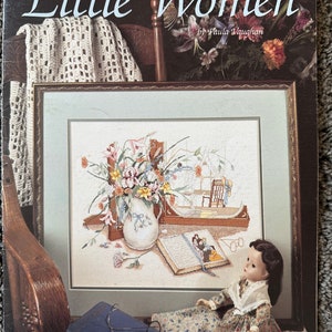Four 1980s Vintage Paula Vaughn Needlepoint Patterns: "little Women ...