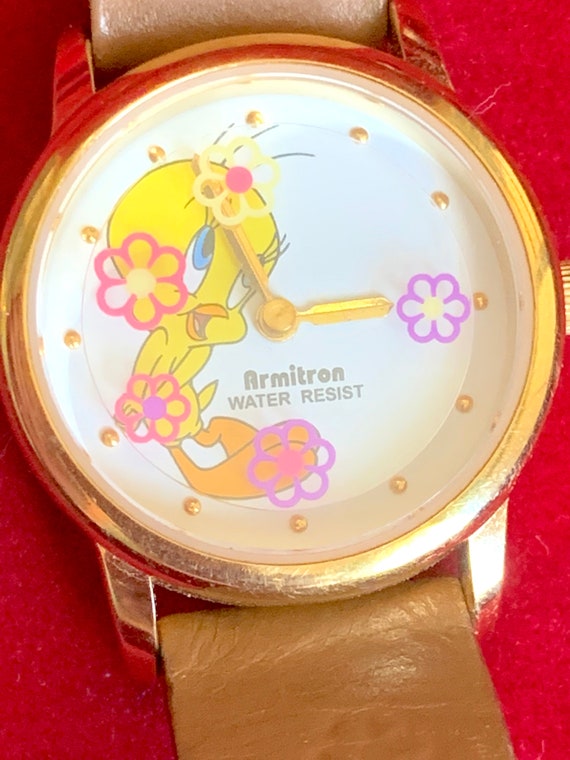 Vintage Armitron Tweety Bird Watch with Moving Flower… - Gem