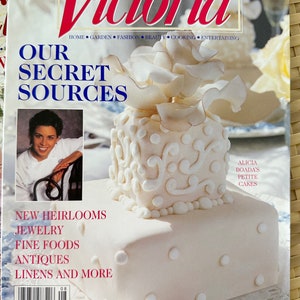Five Vintage Victoria Magazine Issues From 2000 in Very Nice Condition ...