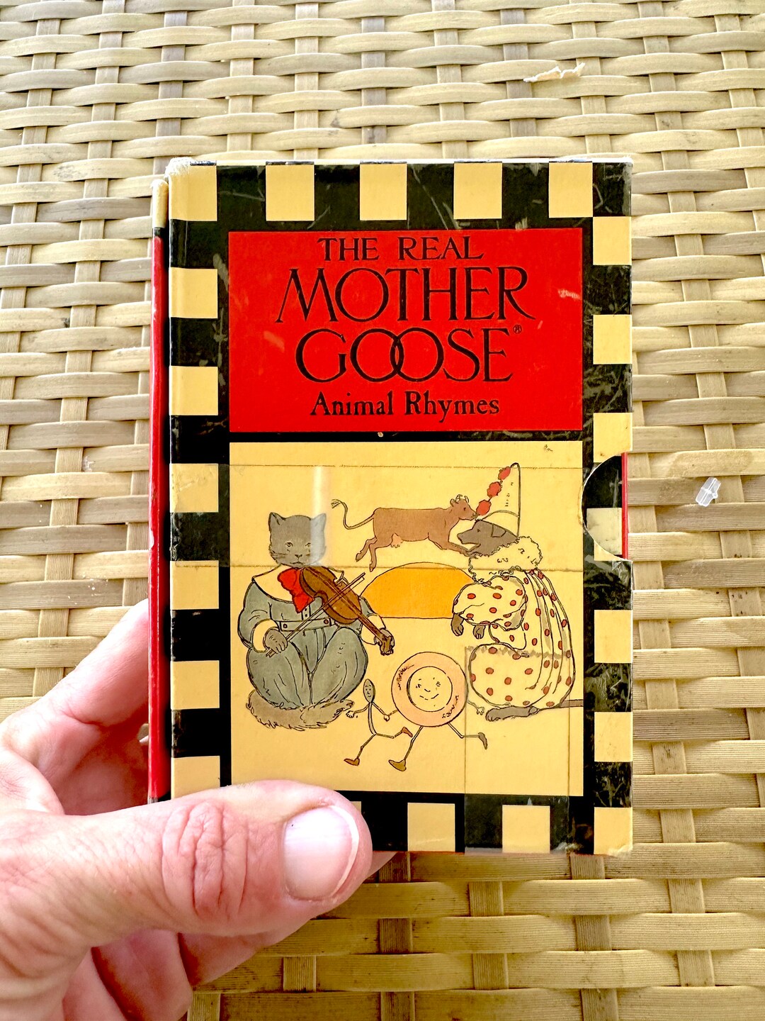 The Real Mother Goose Animal Rhymes Mini Board Book Set With Sleeve ...