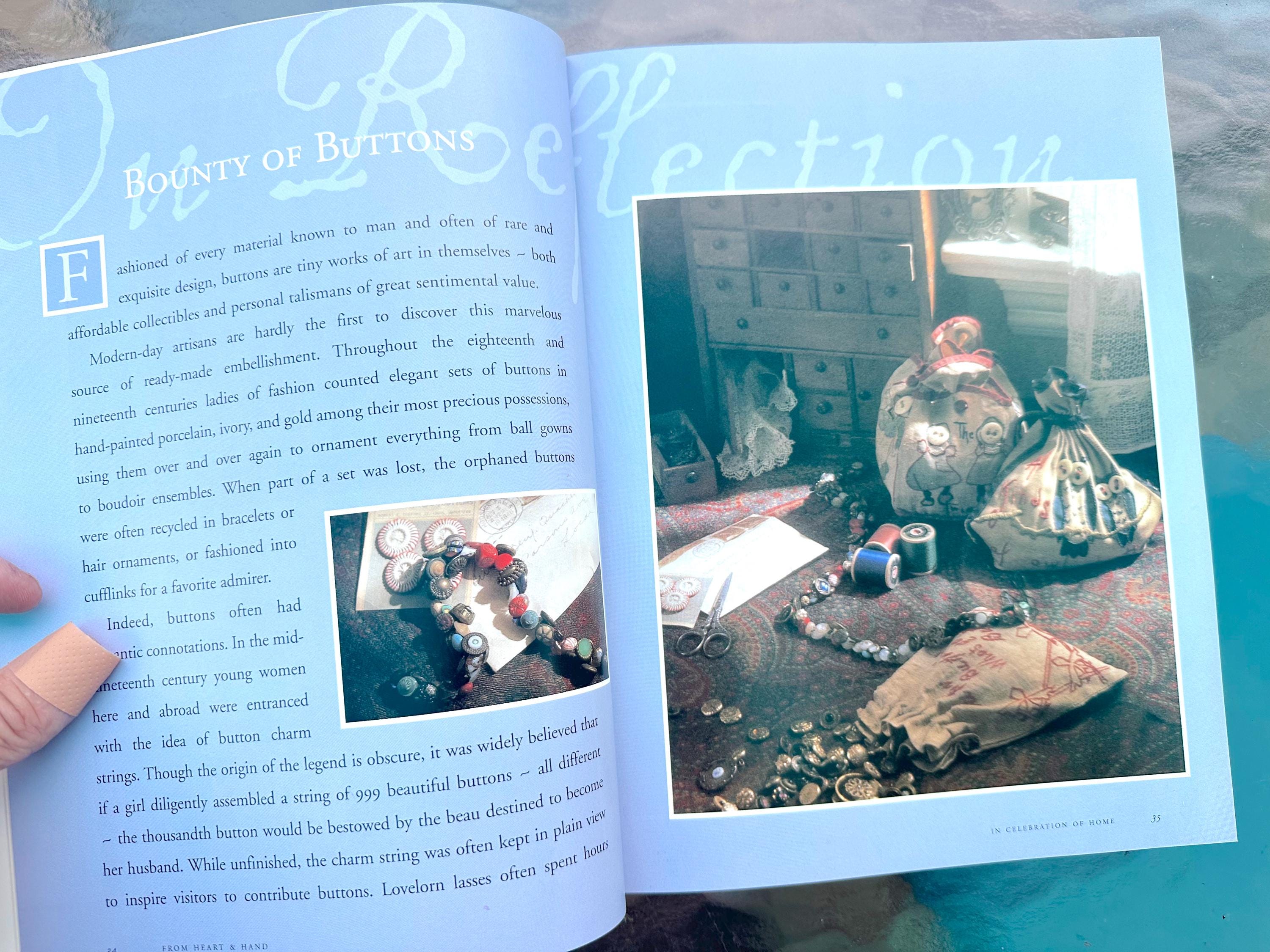 Vintage Victoria Magazine Craft Book "from Heart & Hand: Creating ...