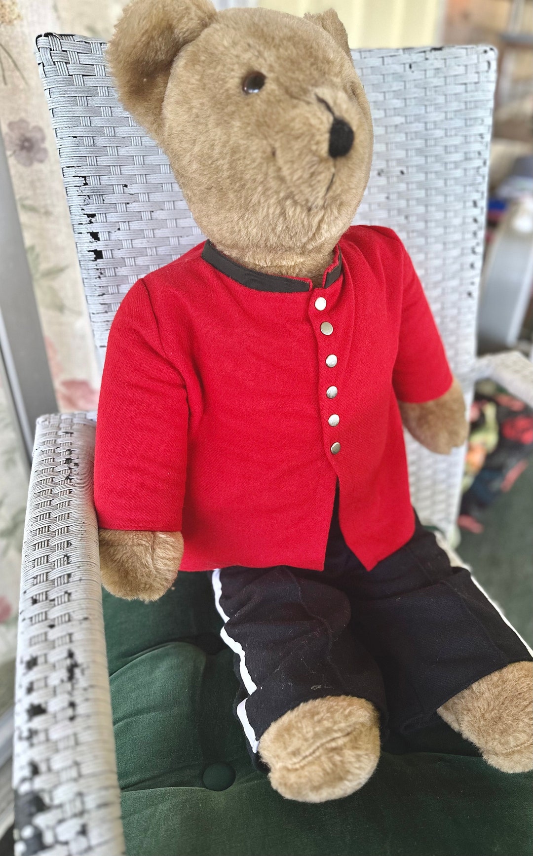 Vintage Alresford Redcoat Teddy Bear Huge / 29" English Beefeater Bear ...