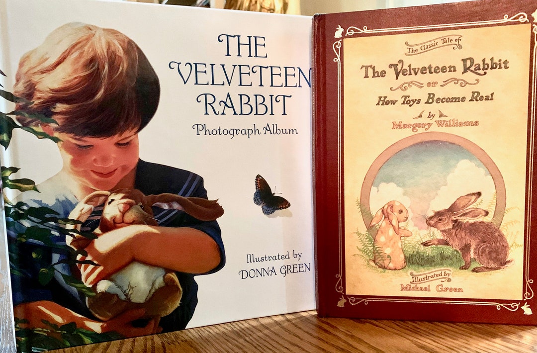 Vintage Velveteen Rabbit Book and Photo Album: Nursery Book Nook ...