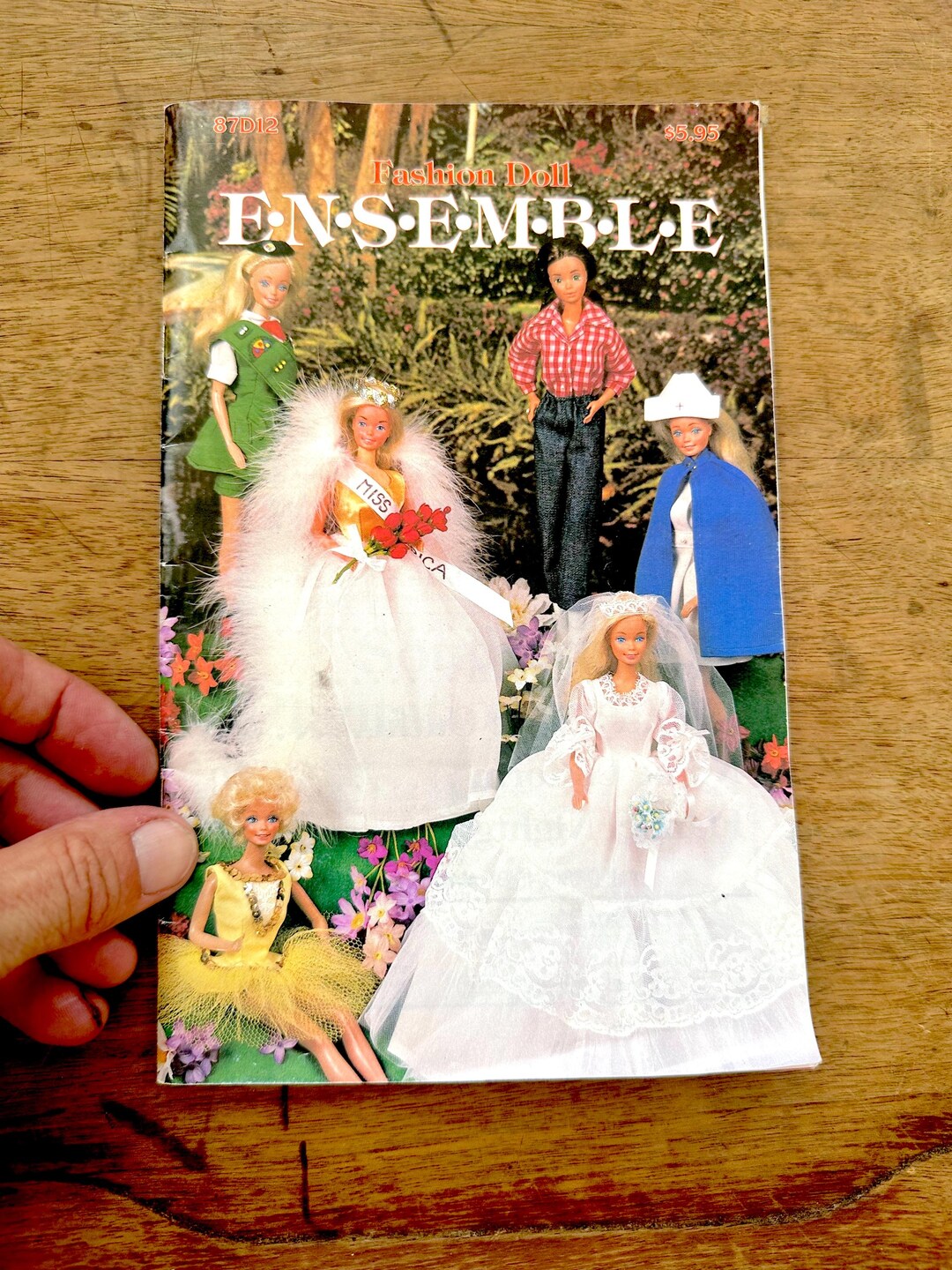Vintage Barbie/fashion Doll Clothes Pattern Book From 1984: "ensemble ...
