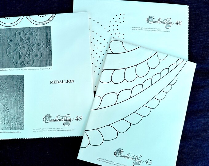 Candlewicking Patterns From the 1963 "american Needlework" Box Set - Etsy