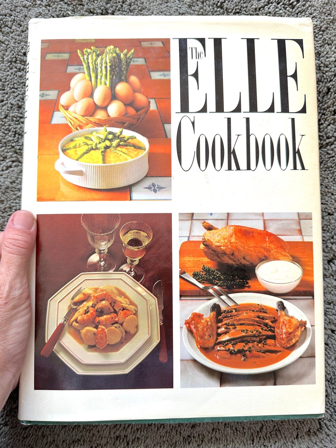 Fun 1980s Oversized French Cookbook: the Elle Cookbook of Elle Magazine ...