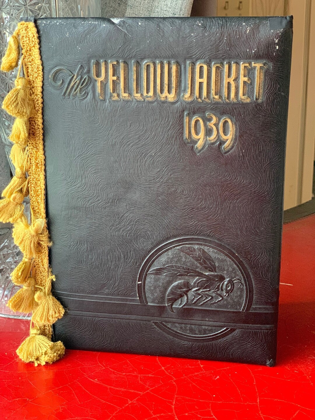 Vintage Handmade Junk Journal "the Yellowjacket" Yearbook 1939 / 1930s ...