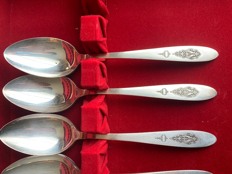 Antique Silver Plate Spoons / 1920s Community Plate Bird of - Etsy
