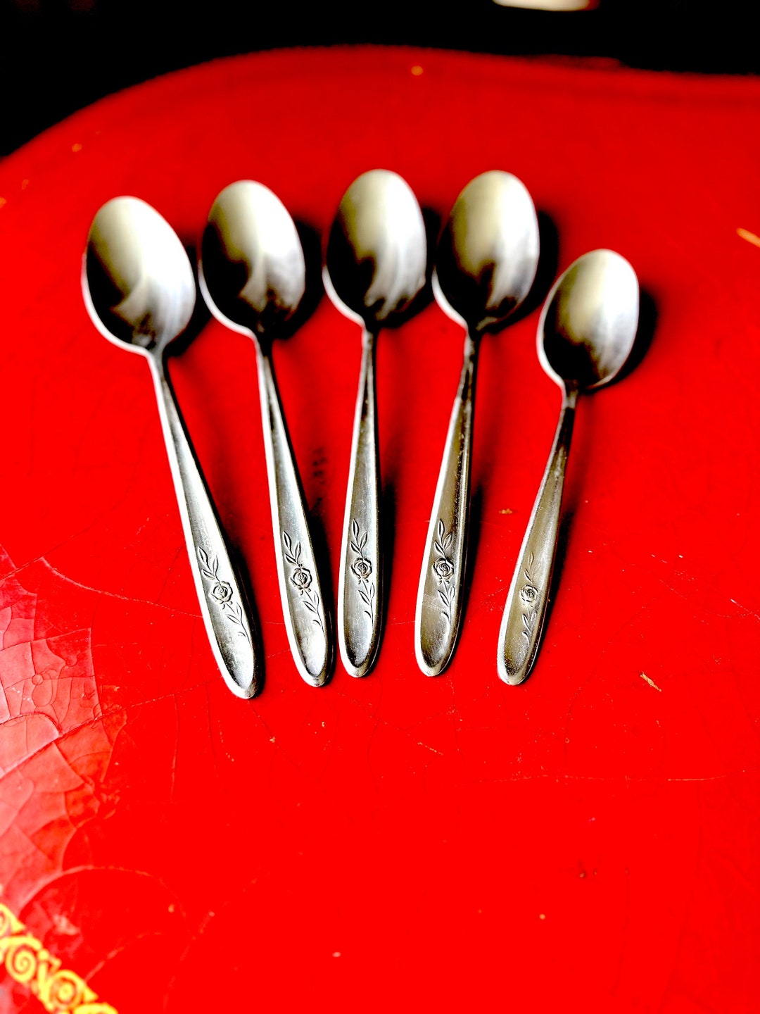 Vintage Imperial Delrose Spoon Lot: Four Soup Spons and One Teaspoon - Etsy