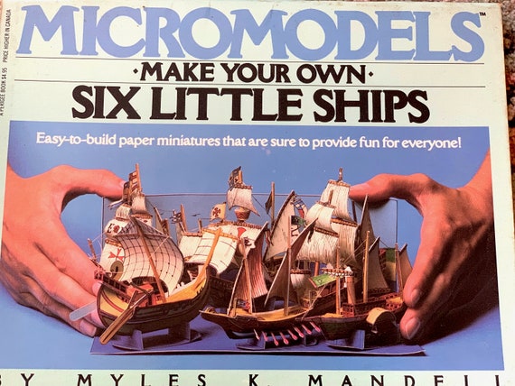 Paper Model Ships Book / Easy to Build Paper Miniatures of | Etsy