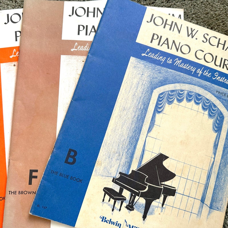 Vintage Piano Books - Etsy