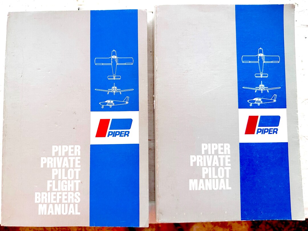 Vintage Books for Pilots / Piper Pilot Books / Piper Pilot Manual and ...