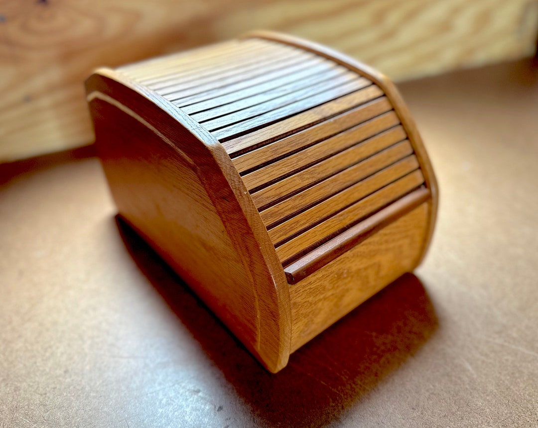 Vintage Floppy Disk Garage With Roll Top / Retro Holder for Large ...