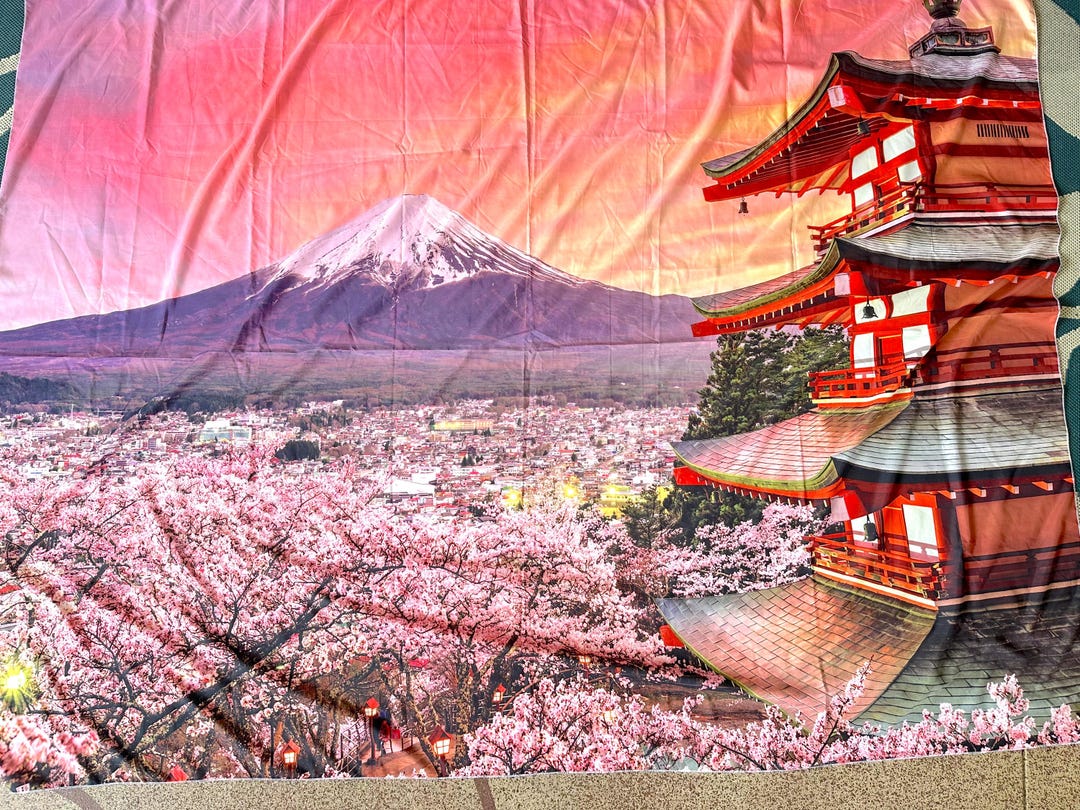 Japanese Photo Backdrop or Party Decoration / 58" Long X 82" Wide - Etsy