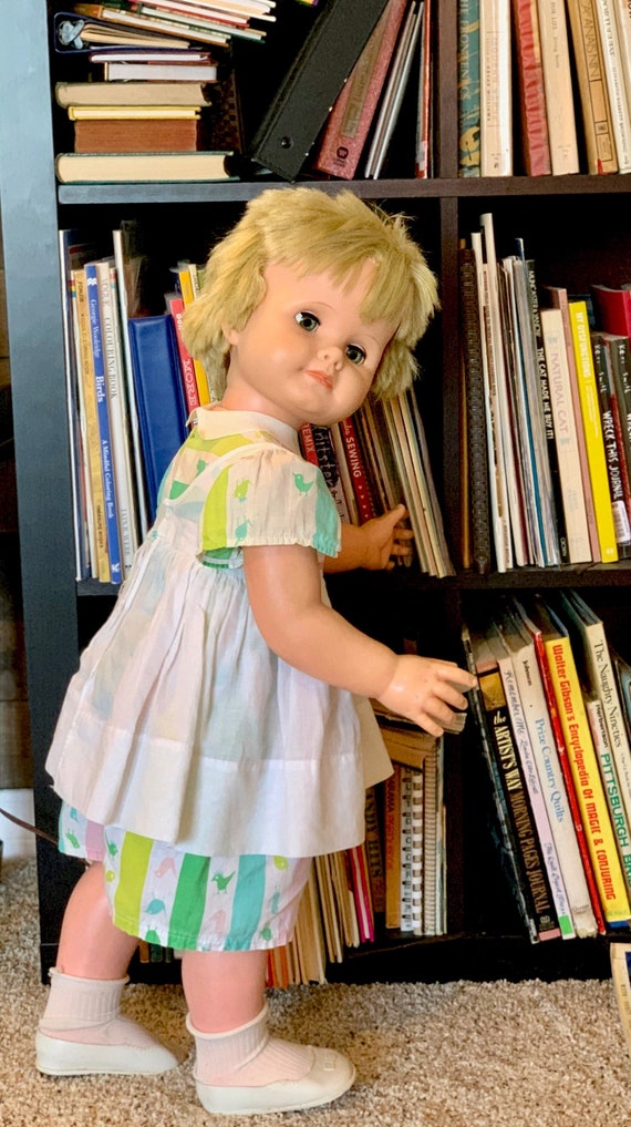 Vintage Walker Doll 30 Tall / 1961 Eegee Stroller Doll - Etsy