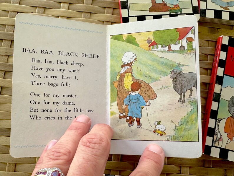 The Real Mother Goose Animal Rhymes Mini Board Book Set With Sleeve ...