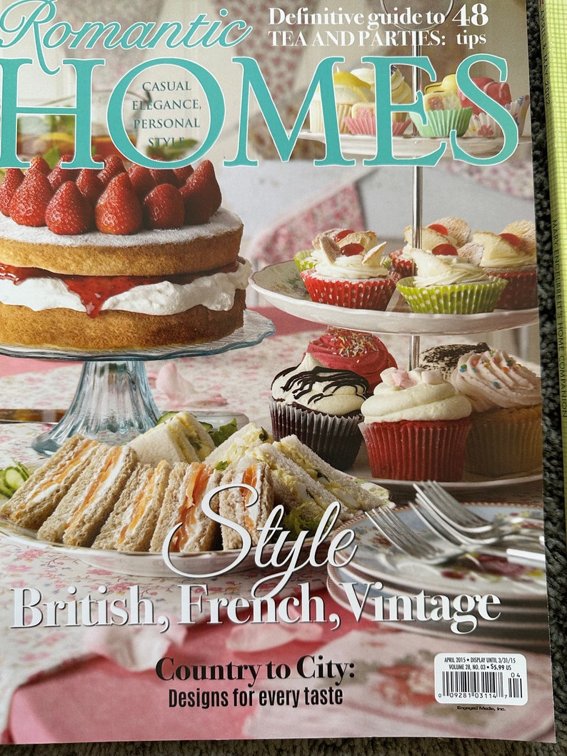 Four Cottage Decor/home Magazines From Assorted Publishers - Etsy