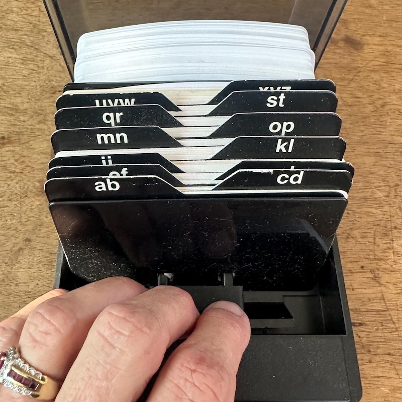 Large Rolodex - Etsy