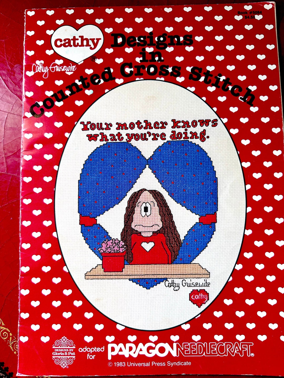 Vintage Cathy Cross Stitch Pattern Booklet: 9 Cathy Cross Stitch ...