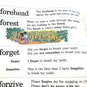 Vintage Children's Dictionary: "the New Color-picture Dictionary for ...