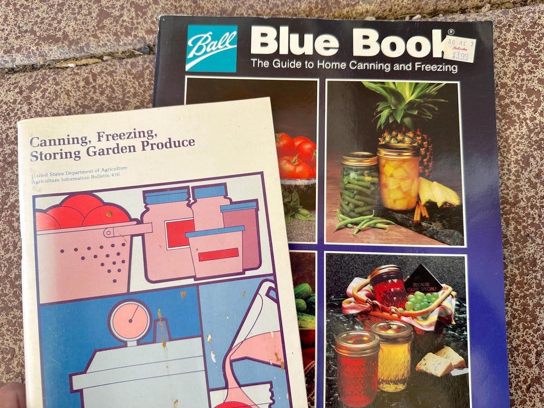 Vintage Canning Guides: 1977 Ball Blue Book Guide to Home Canning and ...