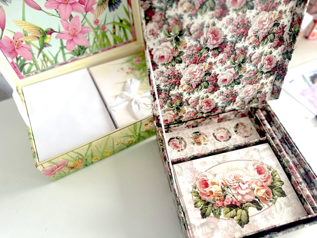 Vintage Stationery Boxes With Notecards, Letter Paper, and Envelopes ...