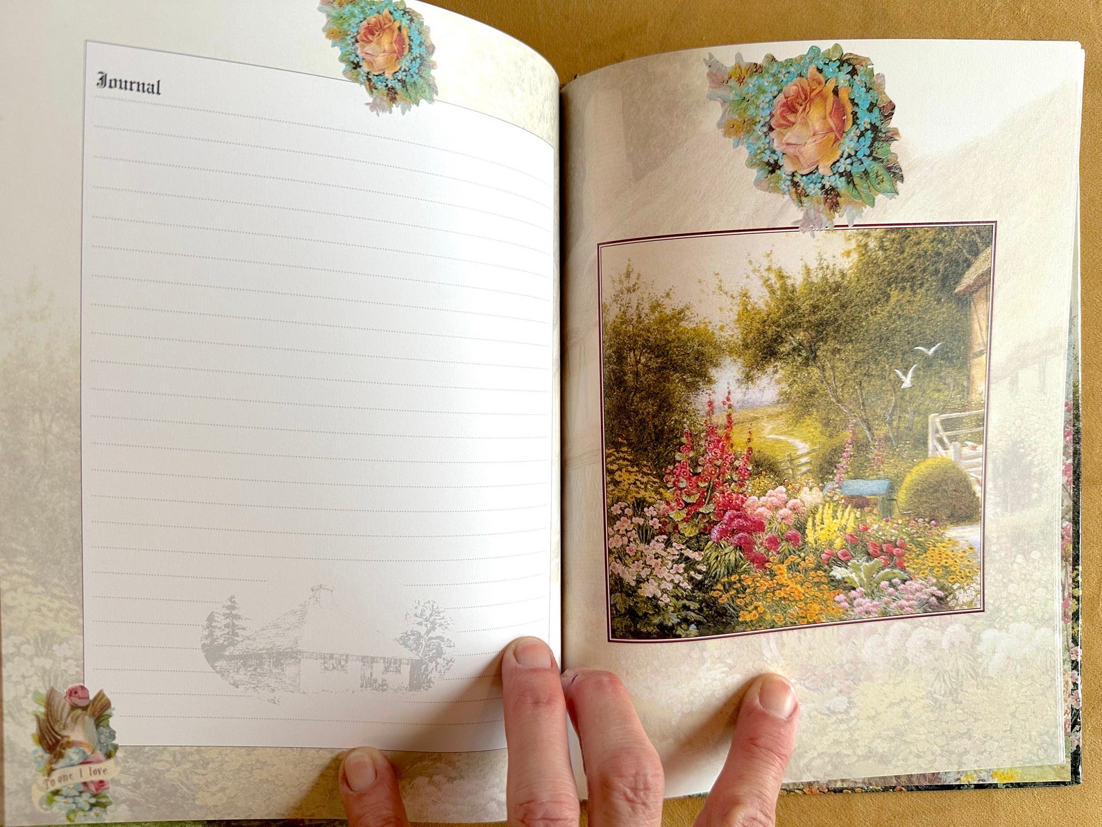 Vintage Country Cottages Address Book and Journal Set With Case ...