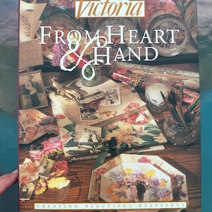 Vintage Victoria Magazine Craft Book "from Heart & Hand: Creating ...
