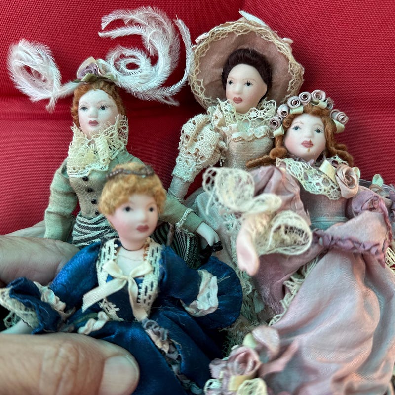 Miniature Porcelain Doll - Etsy