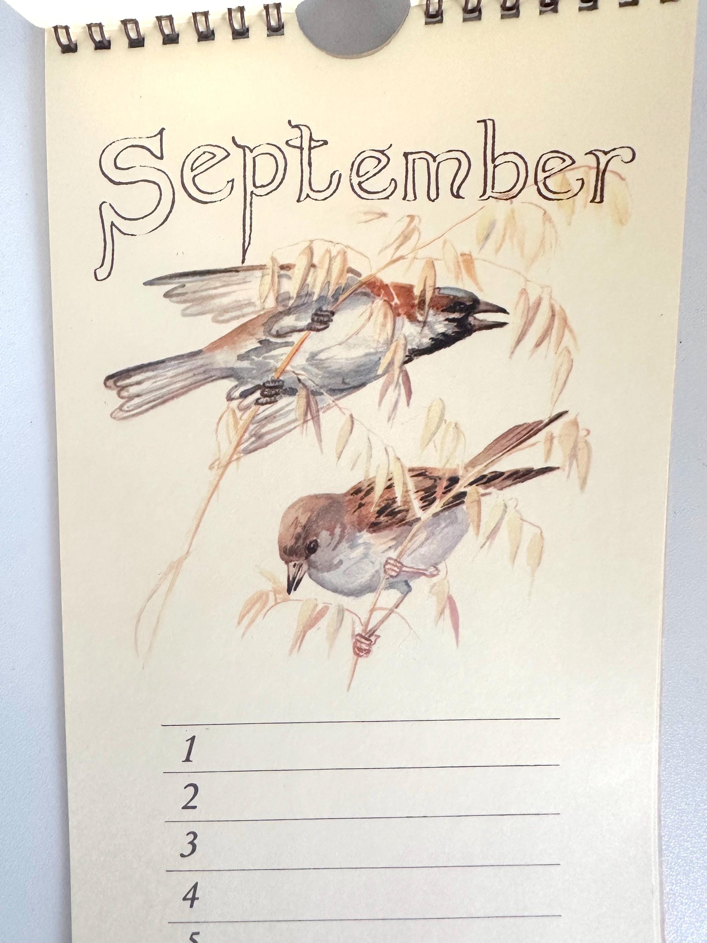 1977 Long, Tall, Undated Wall Calendar From "the Country Diary of an ...