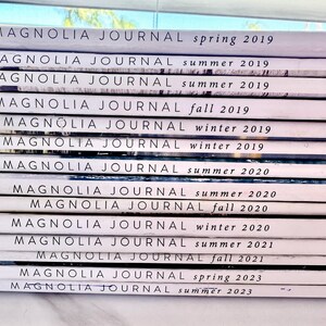 Magnolia Journal Back Issues Sold Individually - Etsy